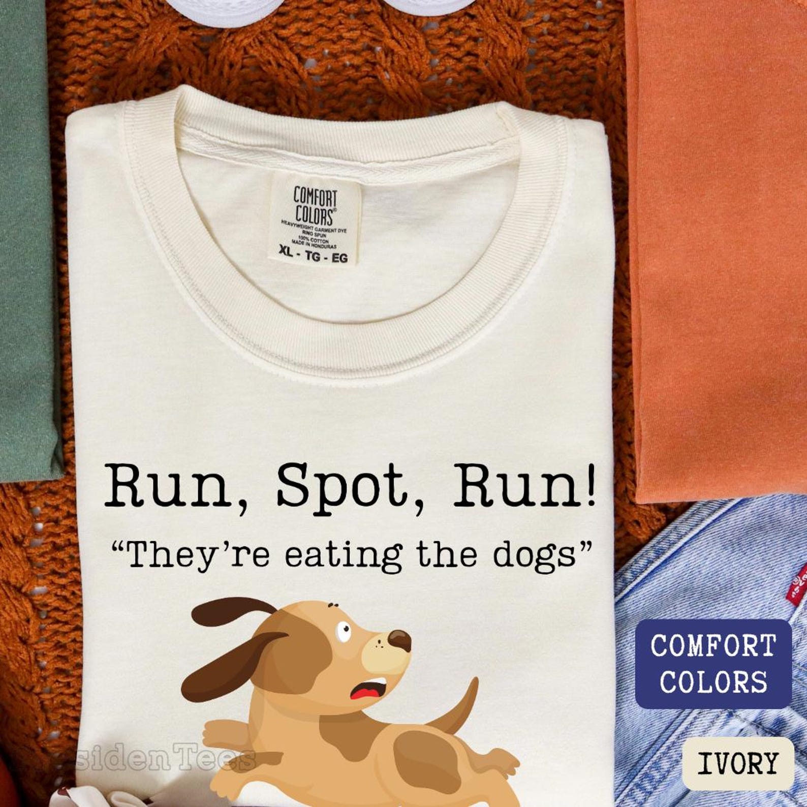 Run Spot Run, they're Eating the Dogs Trump Harris Debate Trendy Trump ...
