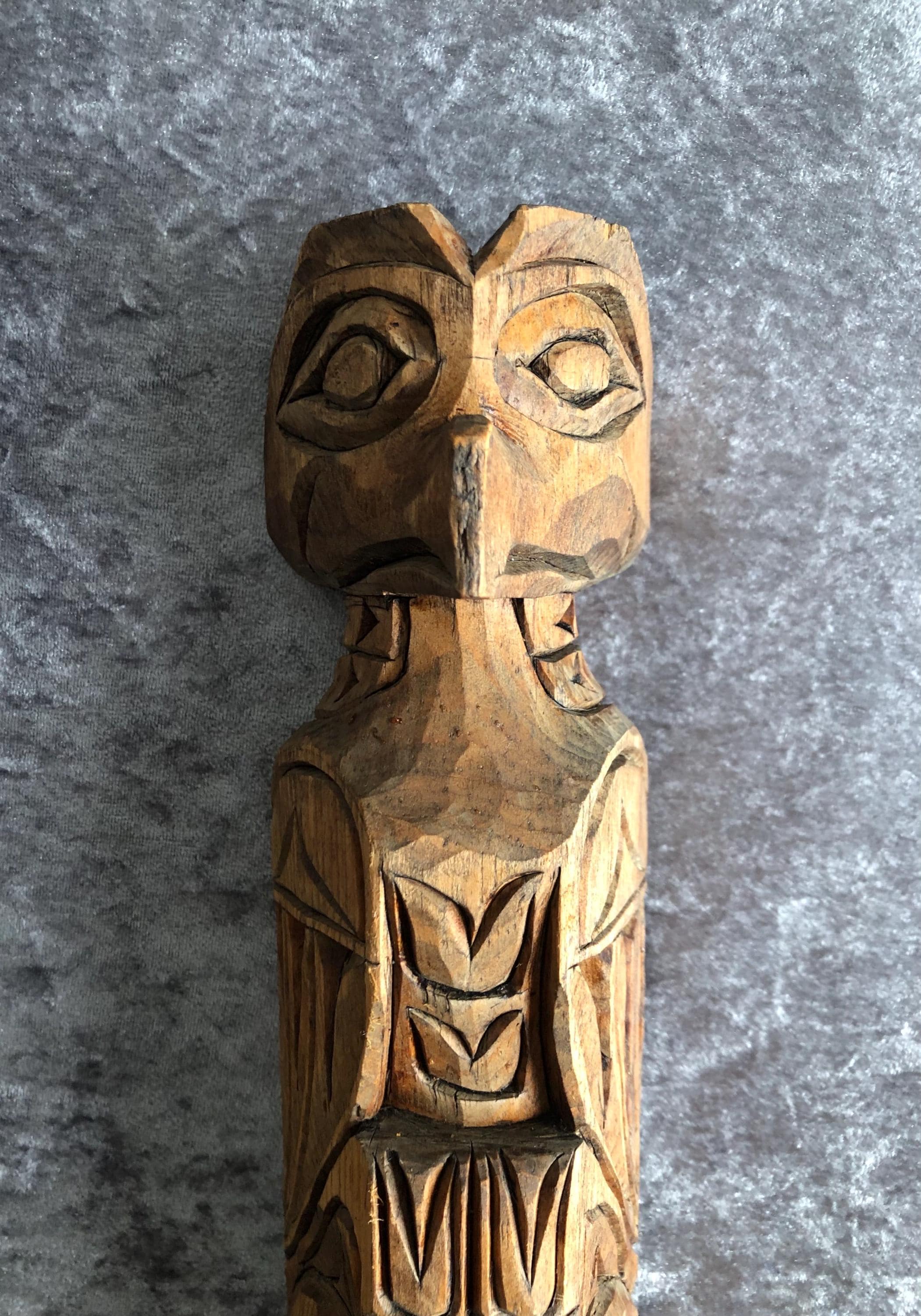 Wooden Totem Pole by Nancy Williams - Etsy