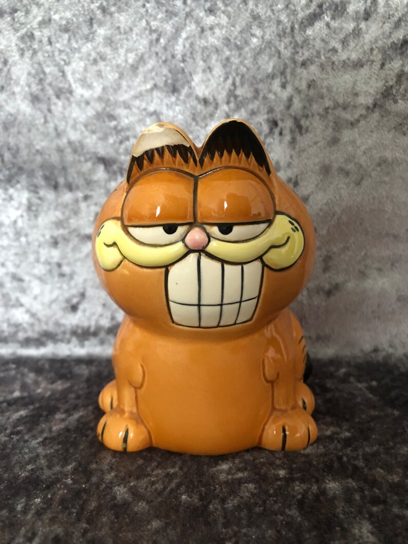 Garfield Money Box, Vintage - Etsy