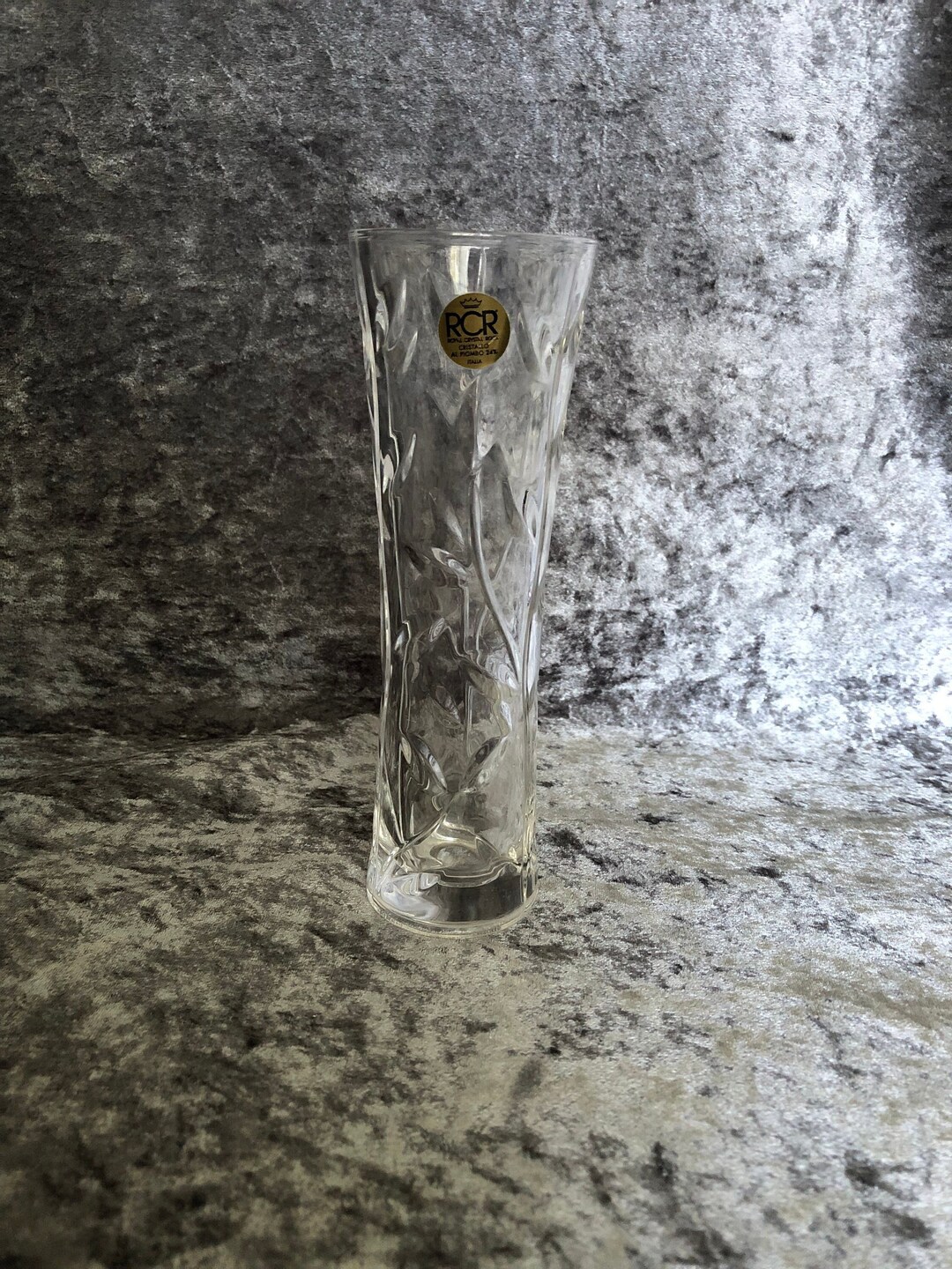 Italian Lead Crystal Vase - Etsy