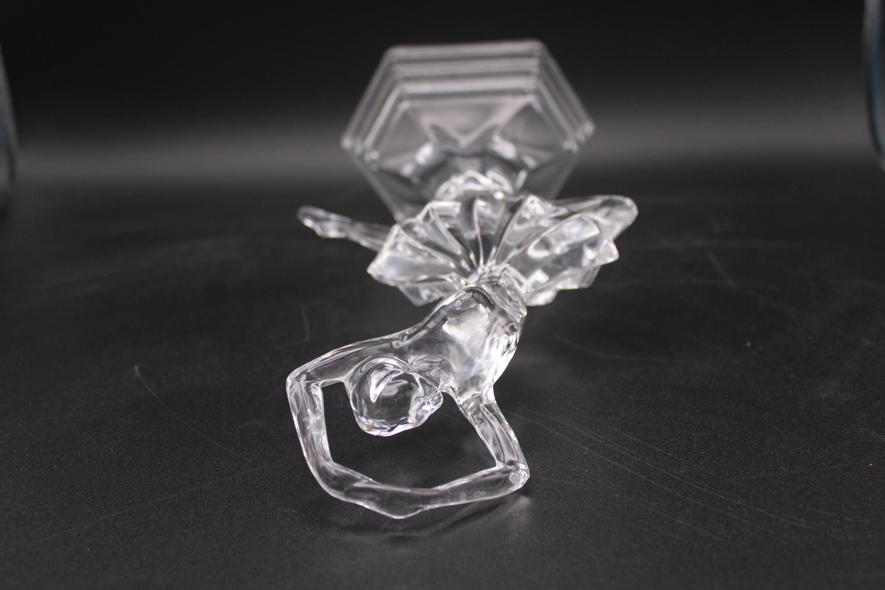 Ballerina Lead Crystal Figurine, Glass Sculpture - Etsy
