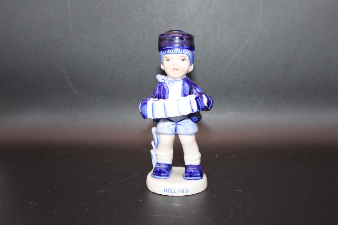 Delfts Blue Colonel Vintage Figurine Sculpture - Etsy