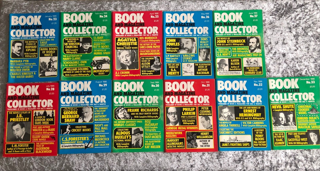 Book and Magazine Collector 1986, 11 Editions - Etsy