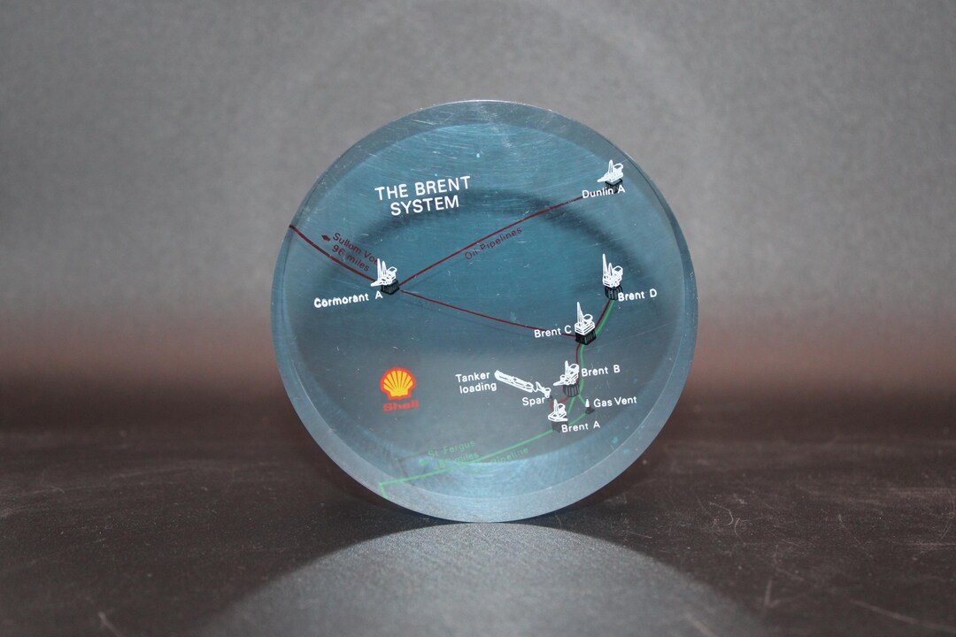 Perspex Paperweight Showing the Layout of the Brent System - Etsy