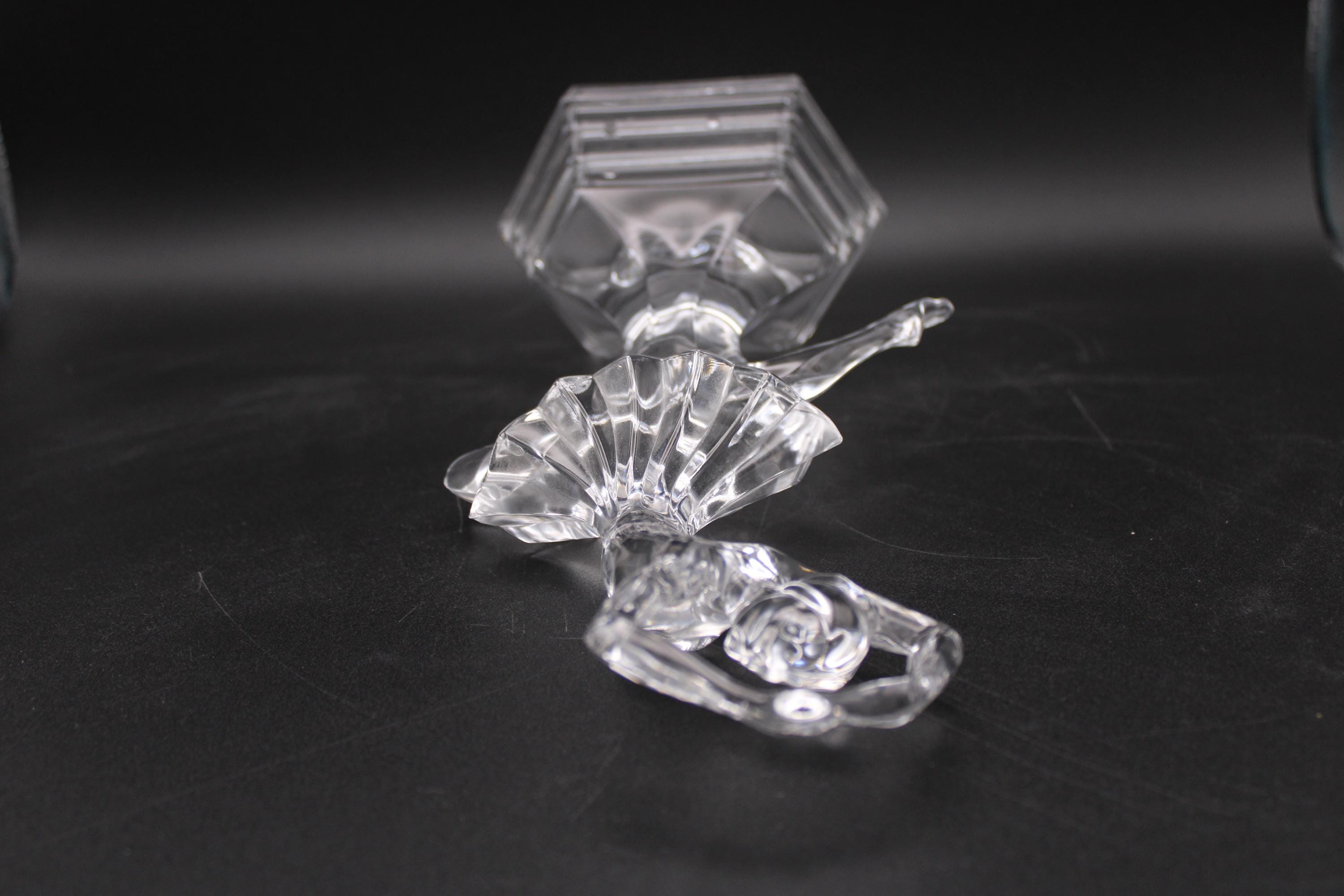 Ballerina Lead Crystal Figurine, Glass Sculpture - Etsy
