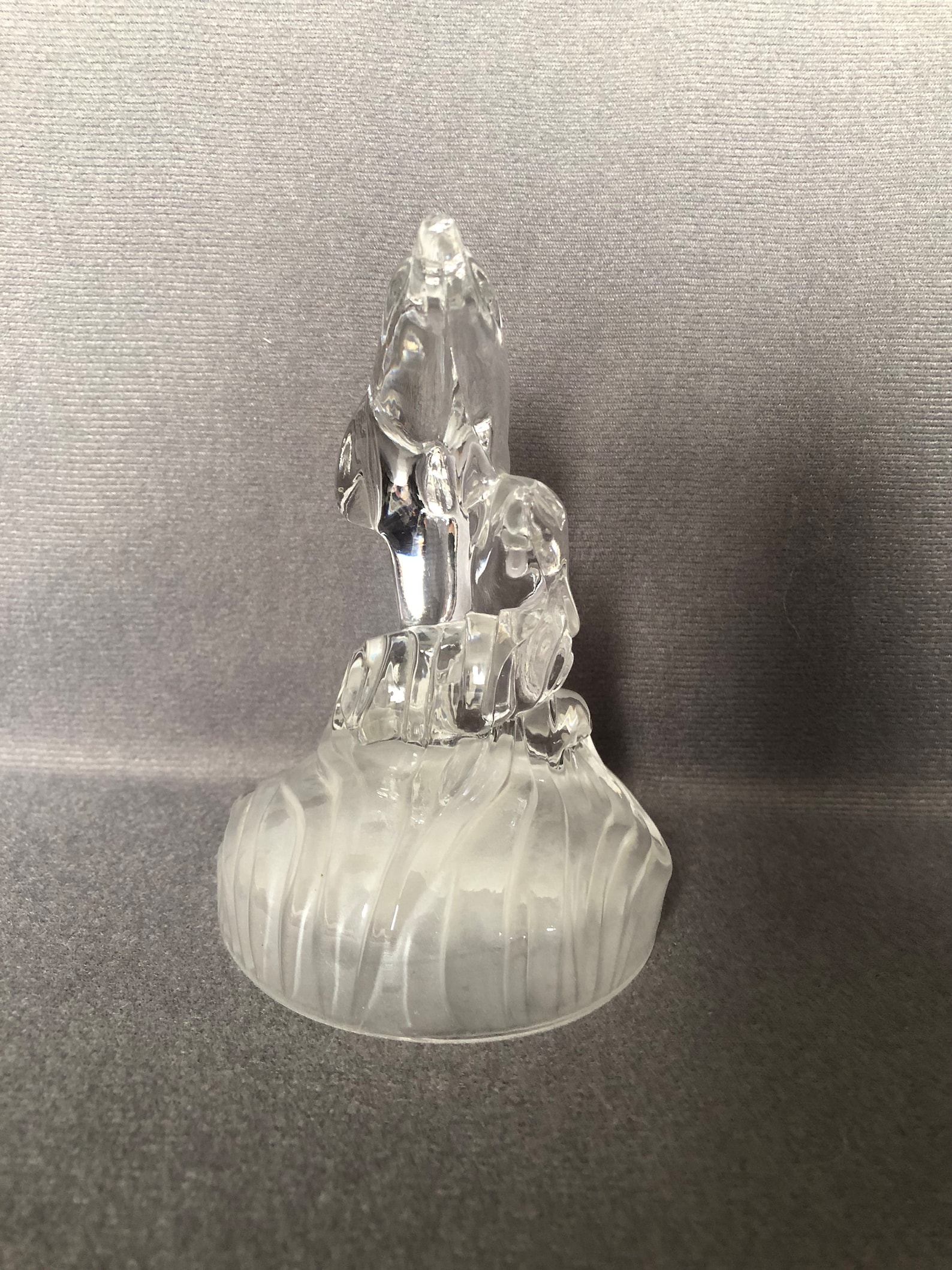 Vintage Crystal Dolphins Royal Crystal Rock Glass Sculpture - Etsy
