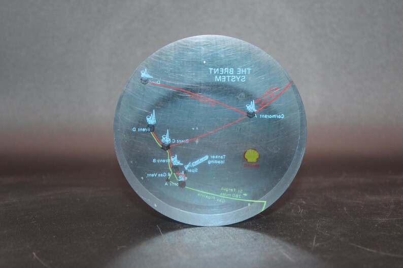 Perspex Paperweight Showing the Layout of the Brent System - Etsy