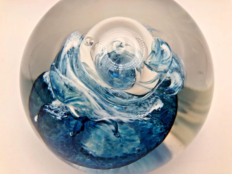 Vintage Caithness Glass Paperweight 'quicksilver' Colin Terris Scotland ...