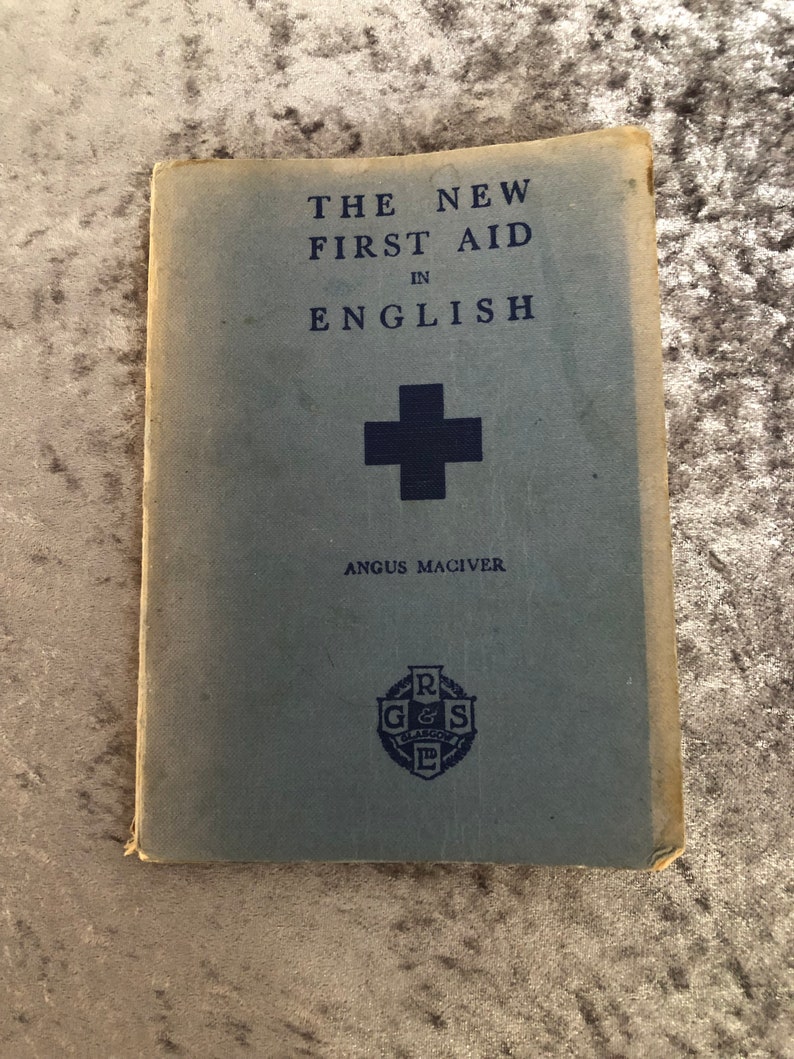 Book the New First Aid in English by Angus Maciver - Etsy