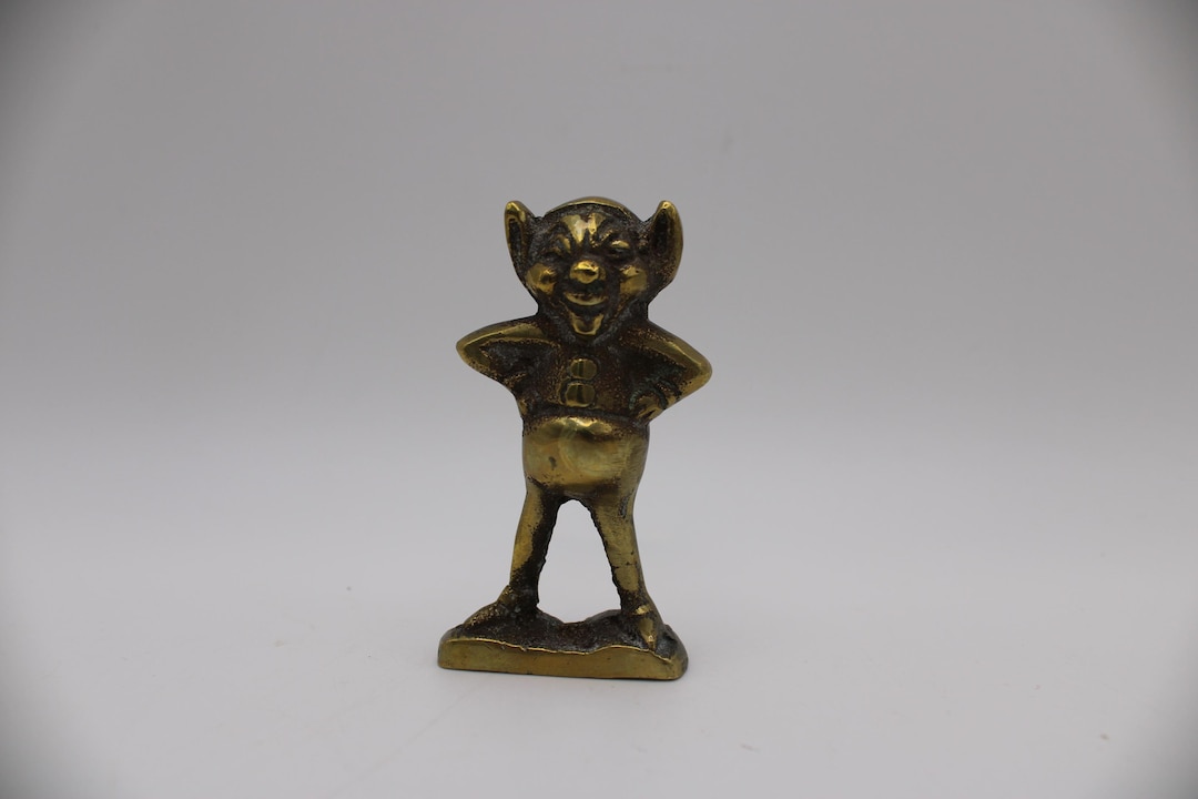 Cornish Pixie Vintage Brass - Etsy