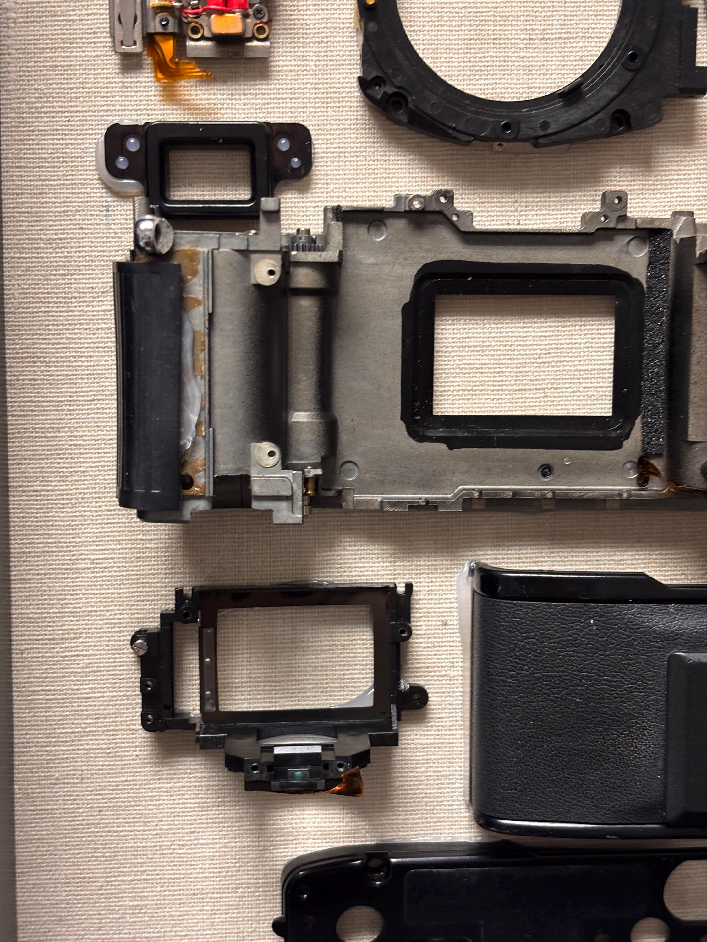 Deconstructed 35mm Camera Shadow Box Art - Retro Wall Decor - Vintage ...
