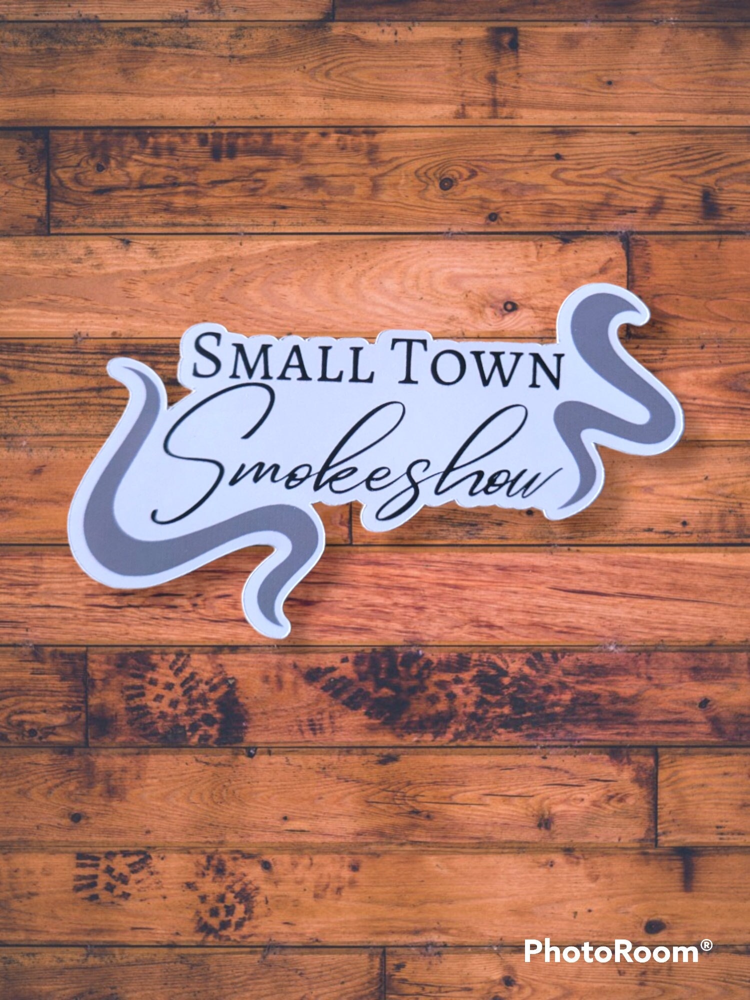Small Town Smokeshow Vinyl Sticker - Etsy