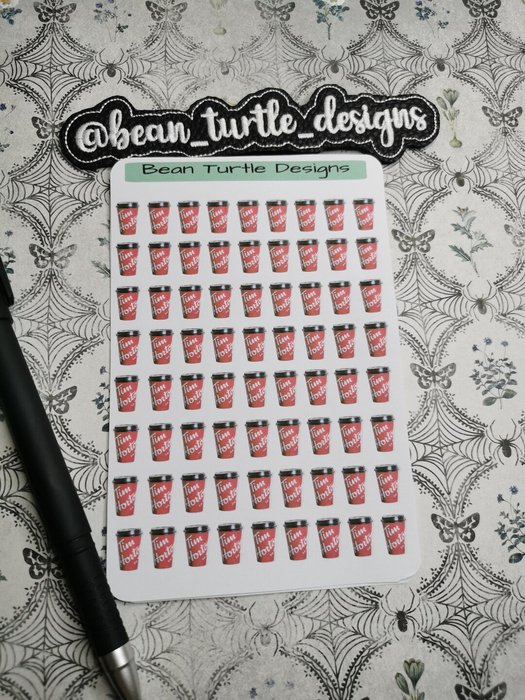 Coffee Tacker Stickers/ Tim Horton's Coffee Sticker/ Planner Stickers ...