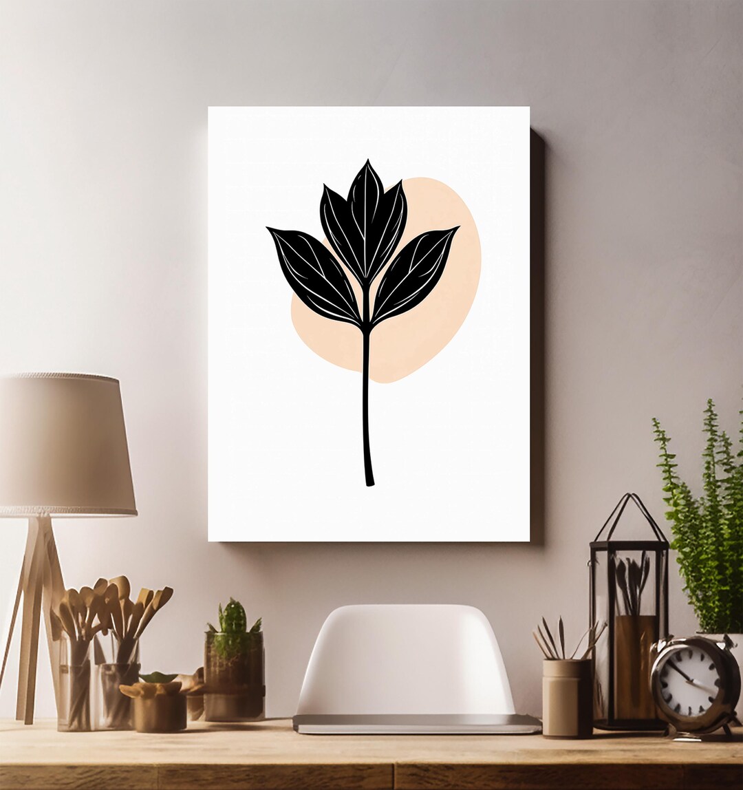 Rose Sketch Art | Draw Flower Rose Line Art Minimaliste Bedroom Wall ...