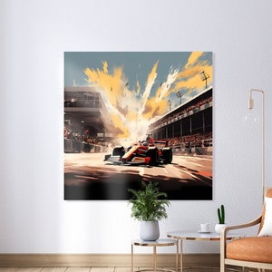 Formula 1 Racing F1 Digital Art Print - Etsy