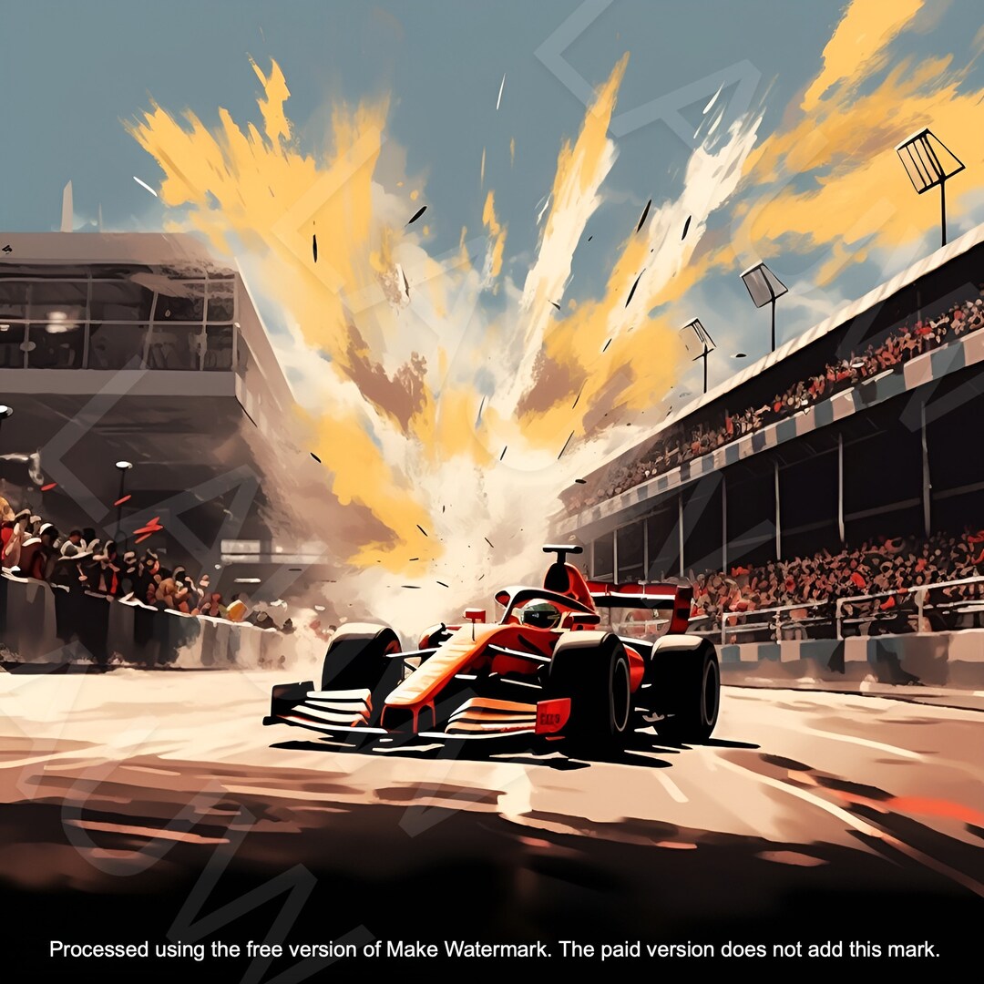 Formula 1 Racing F1 Digital Art Print - Etsy