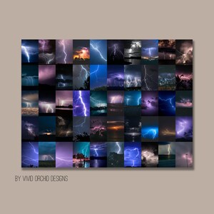 Lightning iPhone Ios16+ Wallpaper Bundle, Lightning Lock Screens, 50 HD ...