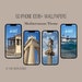 Mediterranean Travel iPhone Ios16+ Wallpaper Bundle, Mediterranean Lock ...