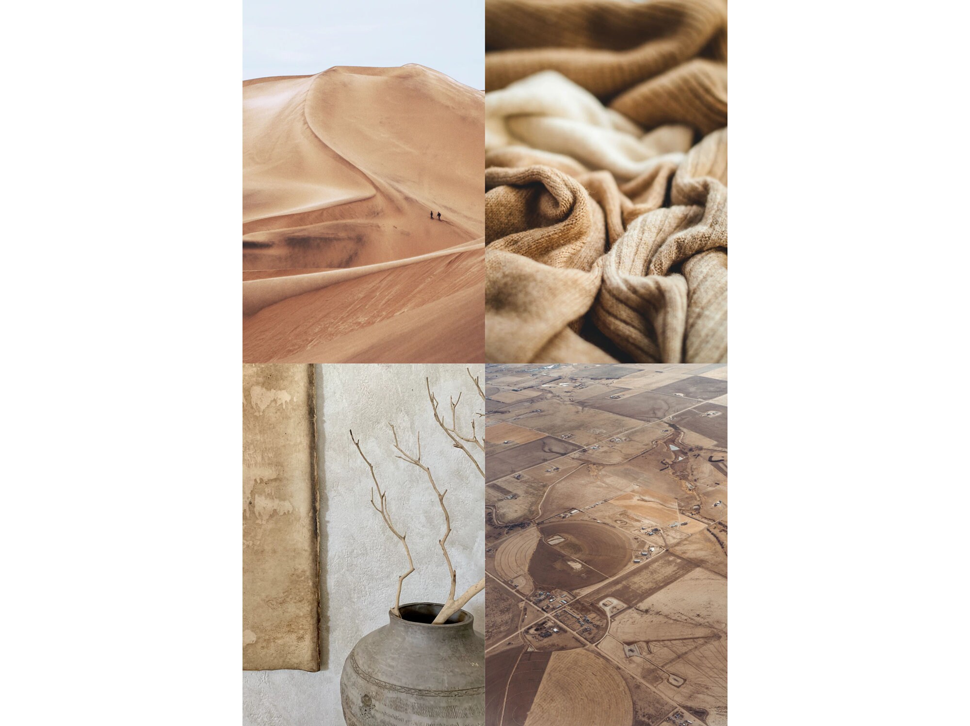 Beige Wall Collage, Printable Wall Collage, 50 Pieces, 4x6 Inch Images ...