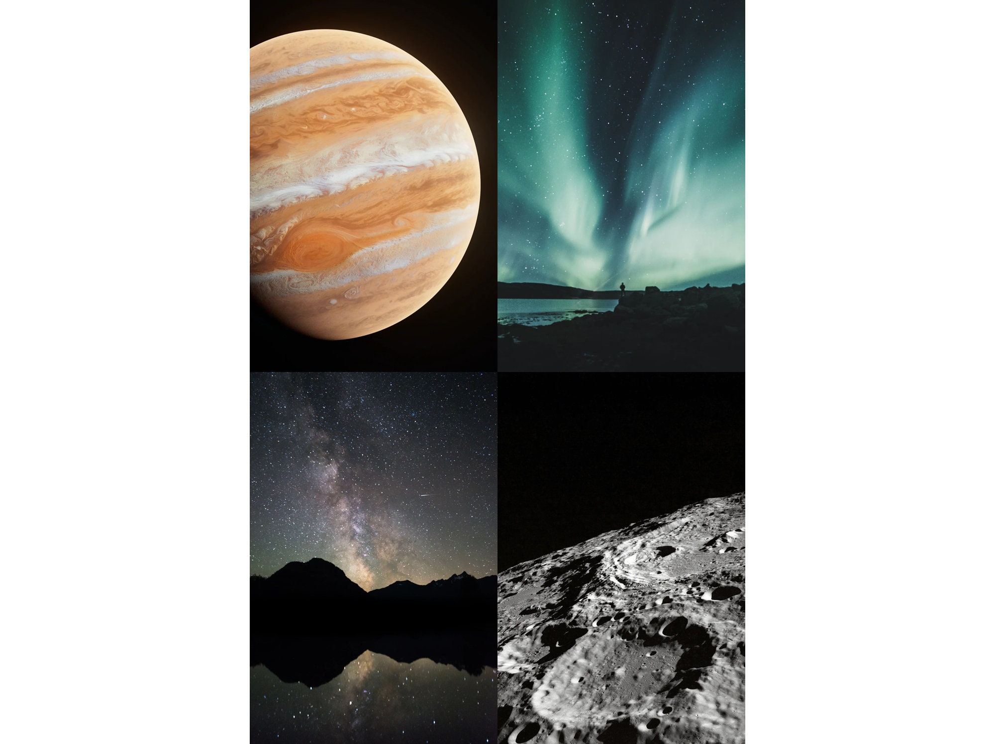 Outer Space Wall Collage, Printable Wall Collage, 50 Pieces, 4x6 Inch ...