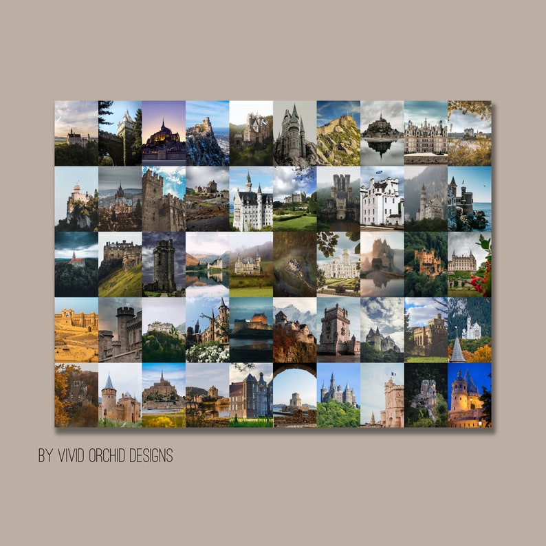 Castle iPhone Ios16 Wallpaper Bundle, Castle Lock Screens, 50 HD ...