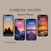 Sunset iPhone Ios16 Wallpaper Bundle, Sunset Lock Screens, 50 HD ...