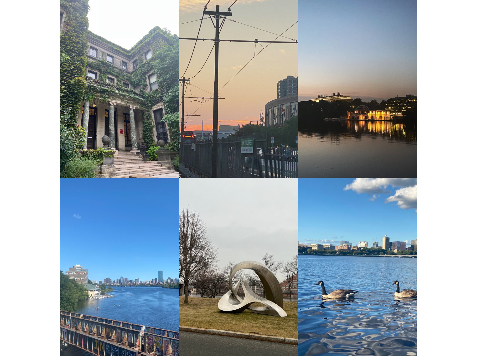 BU Campus Wall Collage, Boston University Printable Wall Collage, 50 ...