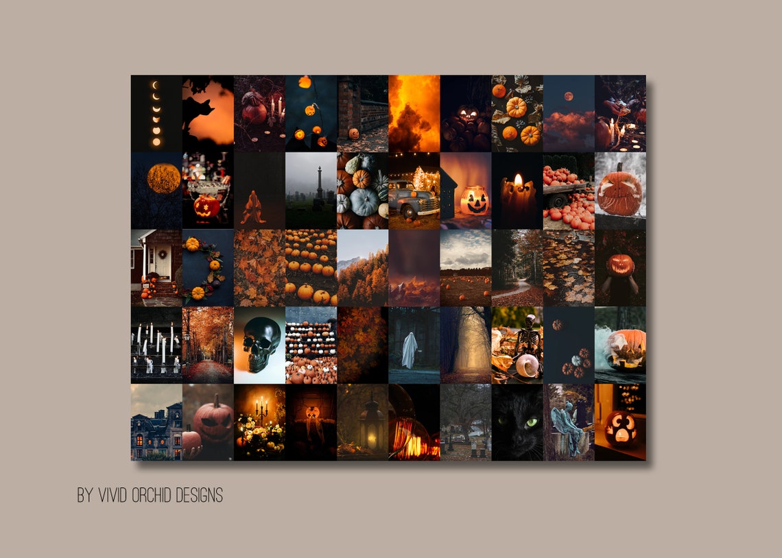 Dark Halloween Iphone Ios16 Wallpaper Bundle Halloween Lock - Etsy