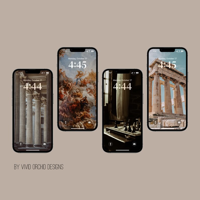 Academia iPhone Ios16+ Wallpaper Bundle, Academia Lock Screens, 50 High ...