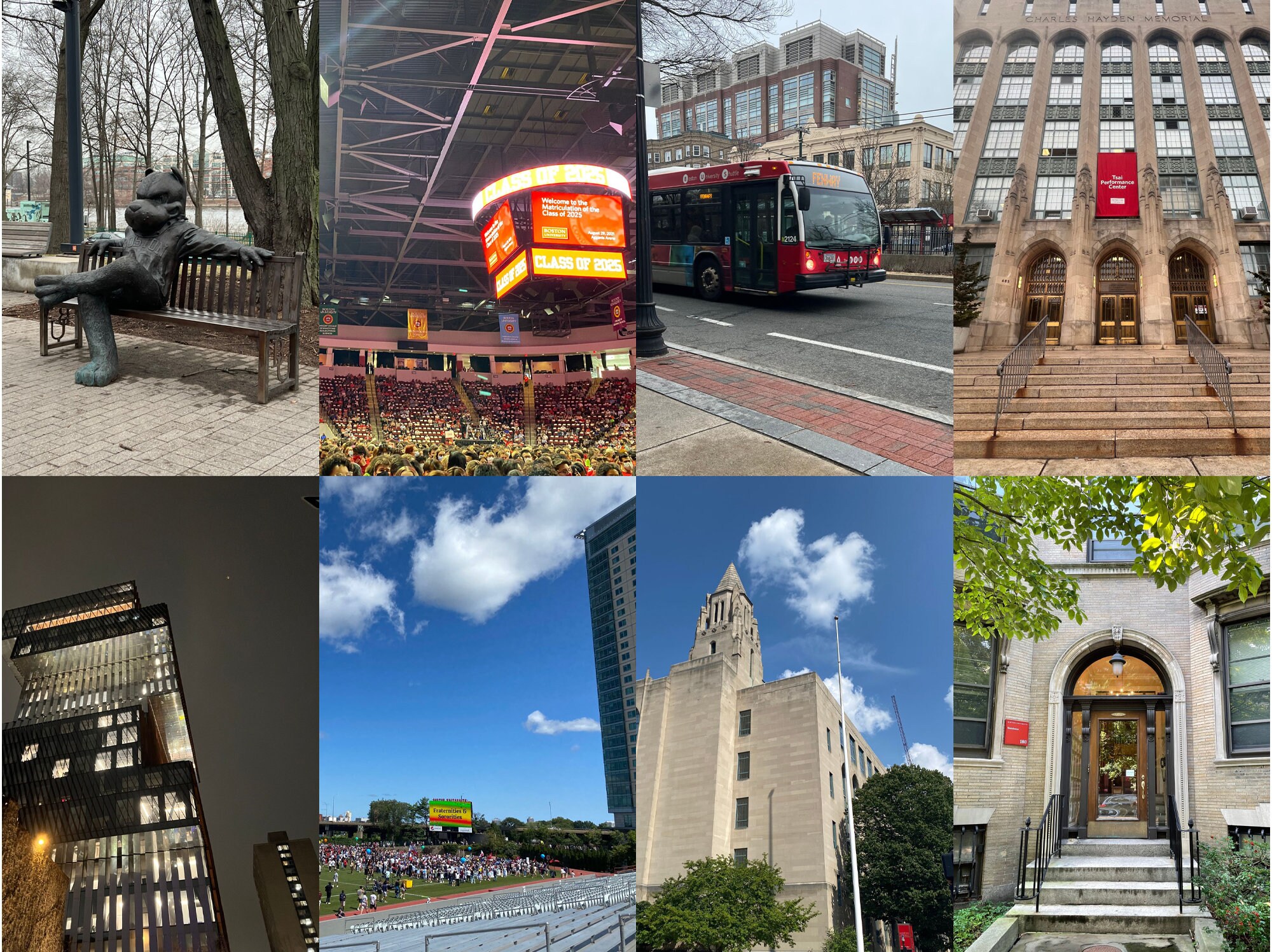 BU Campus Wall Collage, Boston University Printable Wall Collage, 50 ...
