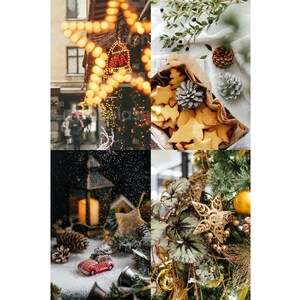 Cozy Winter Wall Collage, Printable Wall Collage, 50 Pieces, 4x6 Inch ...