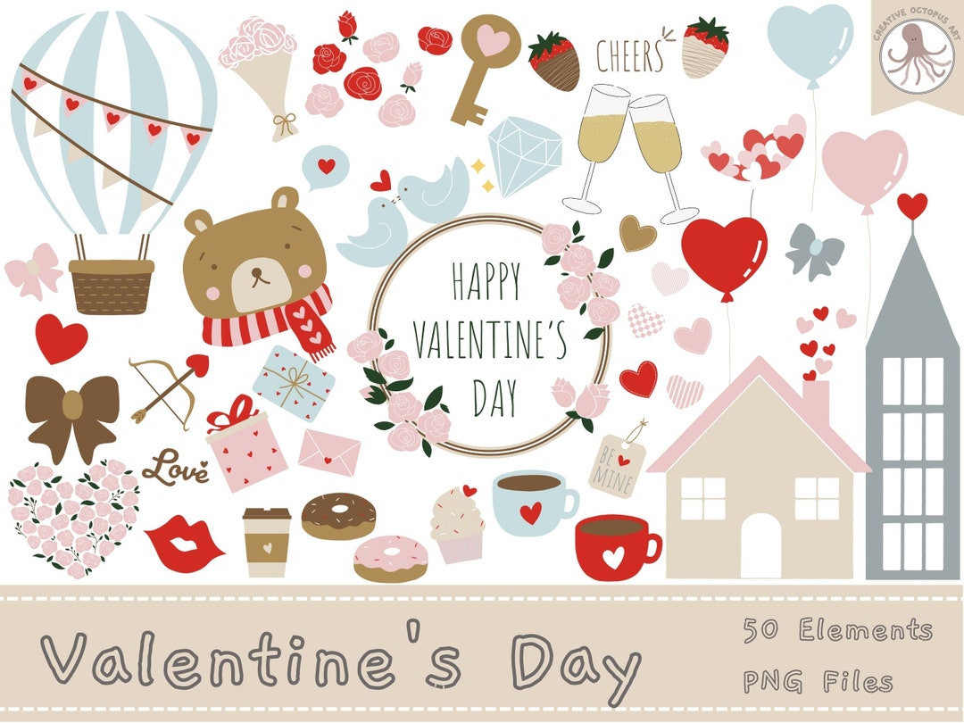 Valentine's Day Clipart Valentines PNG Love PNG Love Clip Art Heart ...