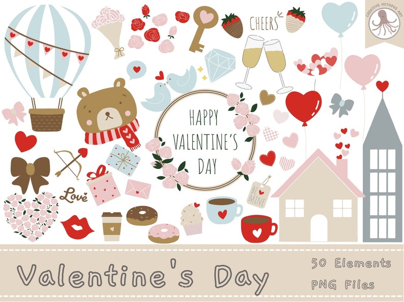 Valentine's Day Clipart Valentines PNG Love PNG Love Clip Art Heart ...