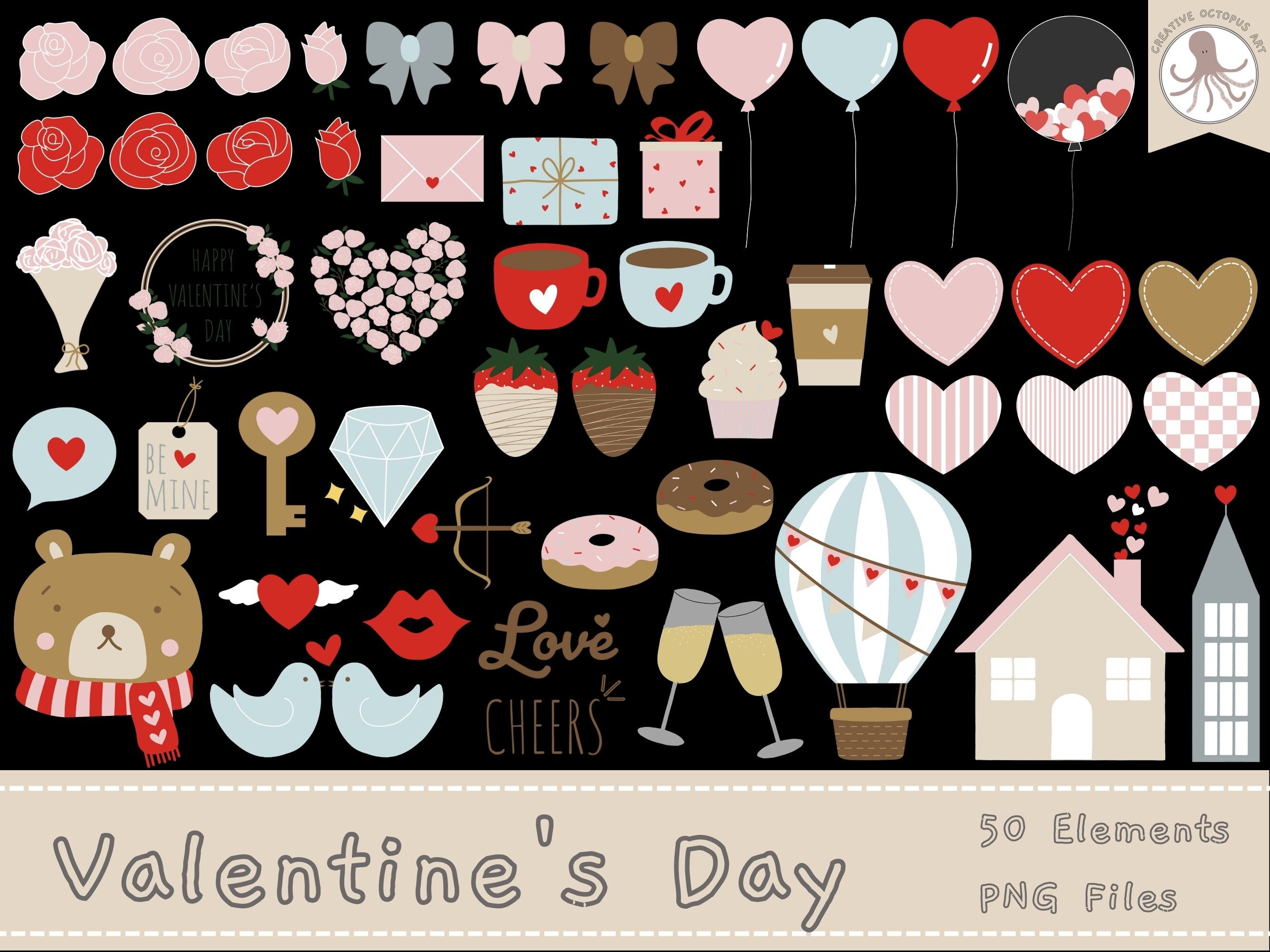 Valentine's Day Clipart Valentines PNG Love PNG Love Clip Art Heart ...