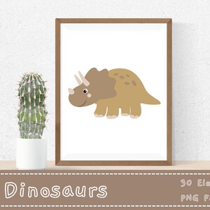 Cute Dinosaur Clipart | Dino Clipart | Dinosaur PNG | Dinosaur Clipart ...