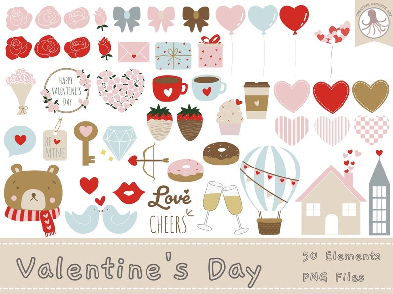 Valentine's Day Clipart Valentines PNG Love PNG Love Clip Art Heart ...