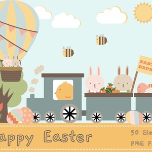 Easter Clipart | Easter Bundle PNG | Easter Bunny Clipart | Easter ...