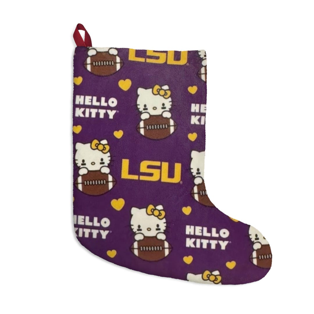 Retro LSU College Football University Kitty Louisiana State Christmas ...