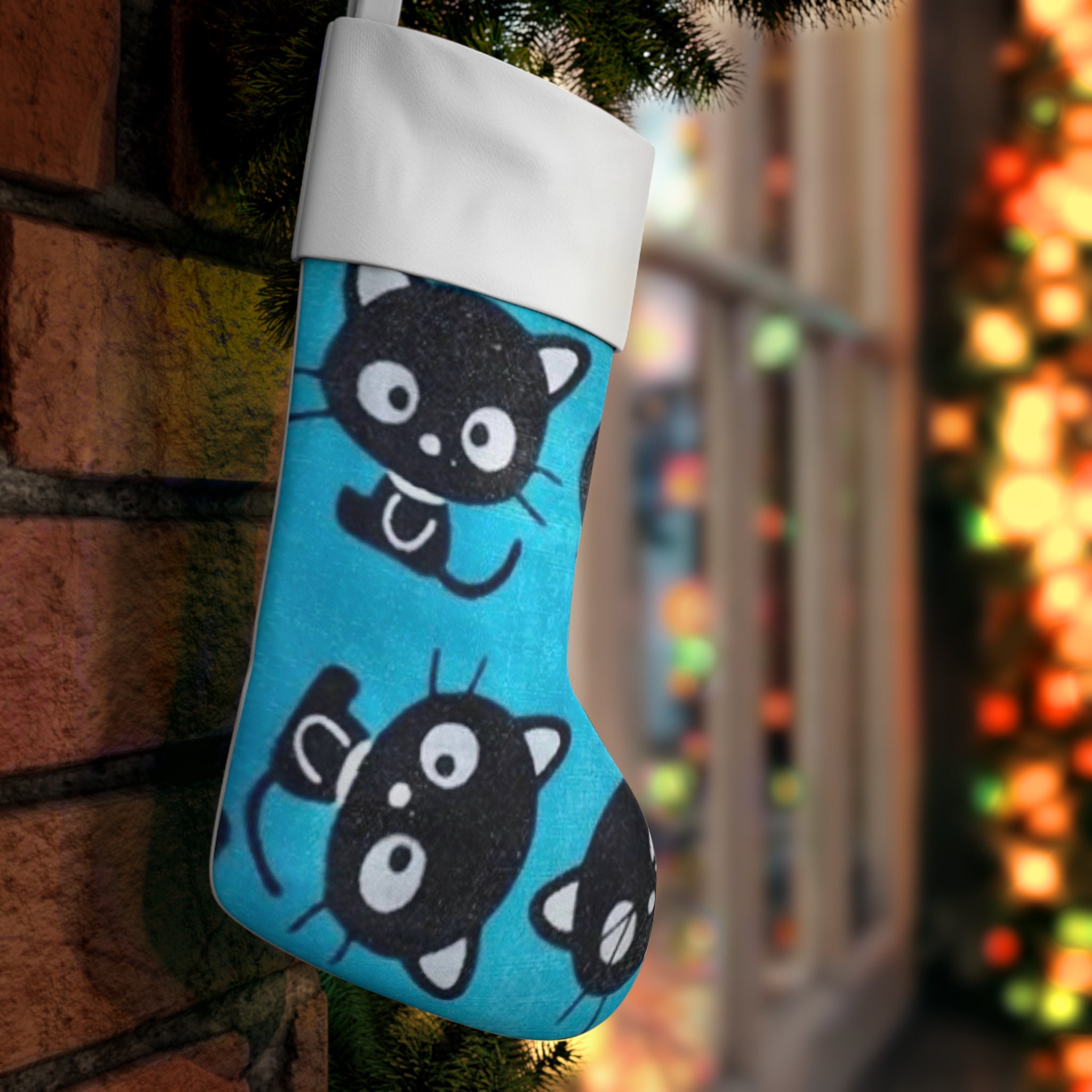 Retro Merry Chococat Choco Kitty Christmas Tree Stocking - Etsy