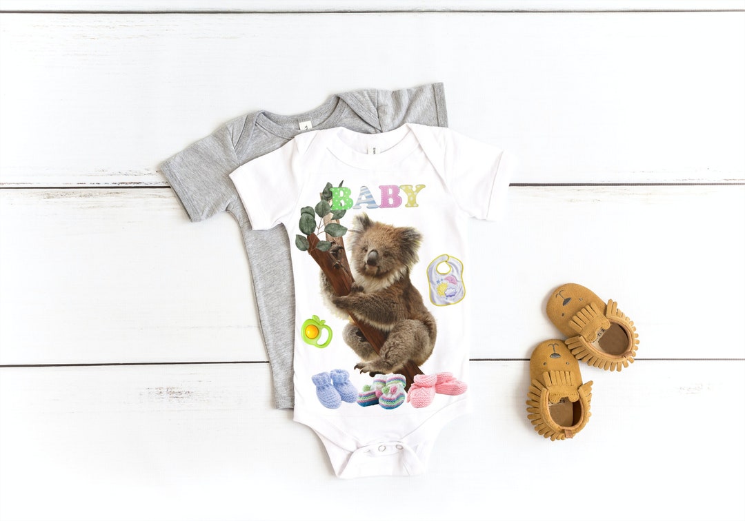 Koala Bear Baby Onesie, Unisex Baby Clothing, Koala Baby Gift, Baby ...