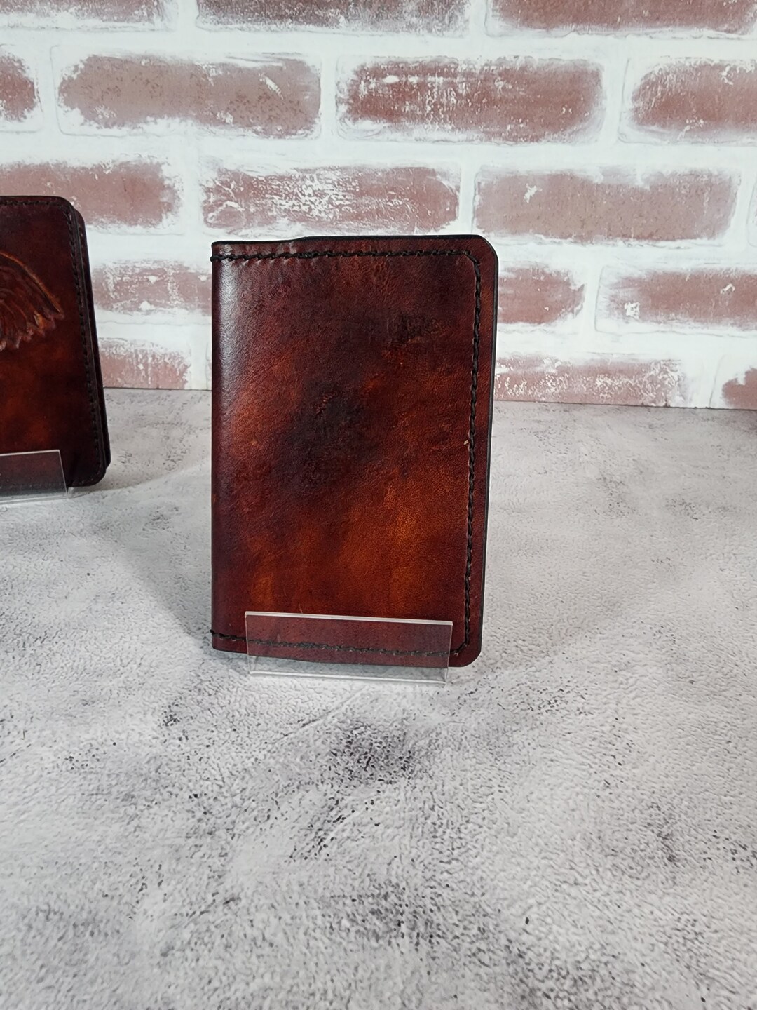 Handmade Leather Moleskin Cover With a Hand Tooled Eagle Head on the ...