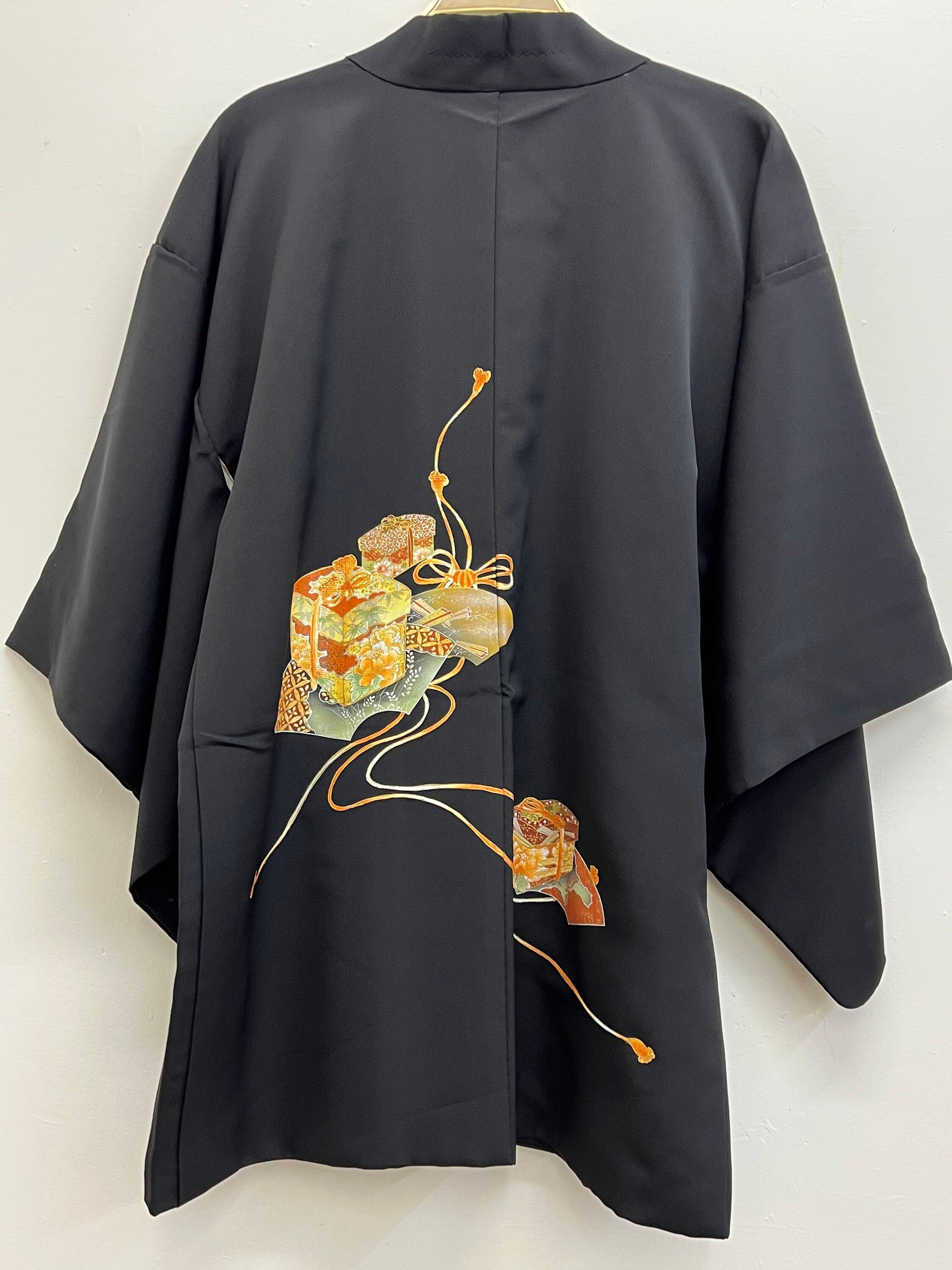 Antique Japanese Silk Haori Shogun Kimono - Etsy