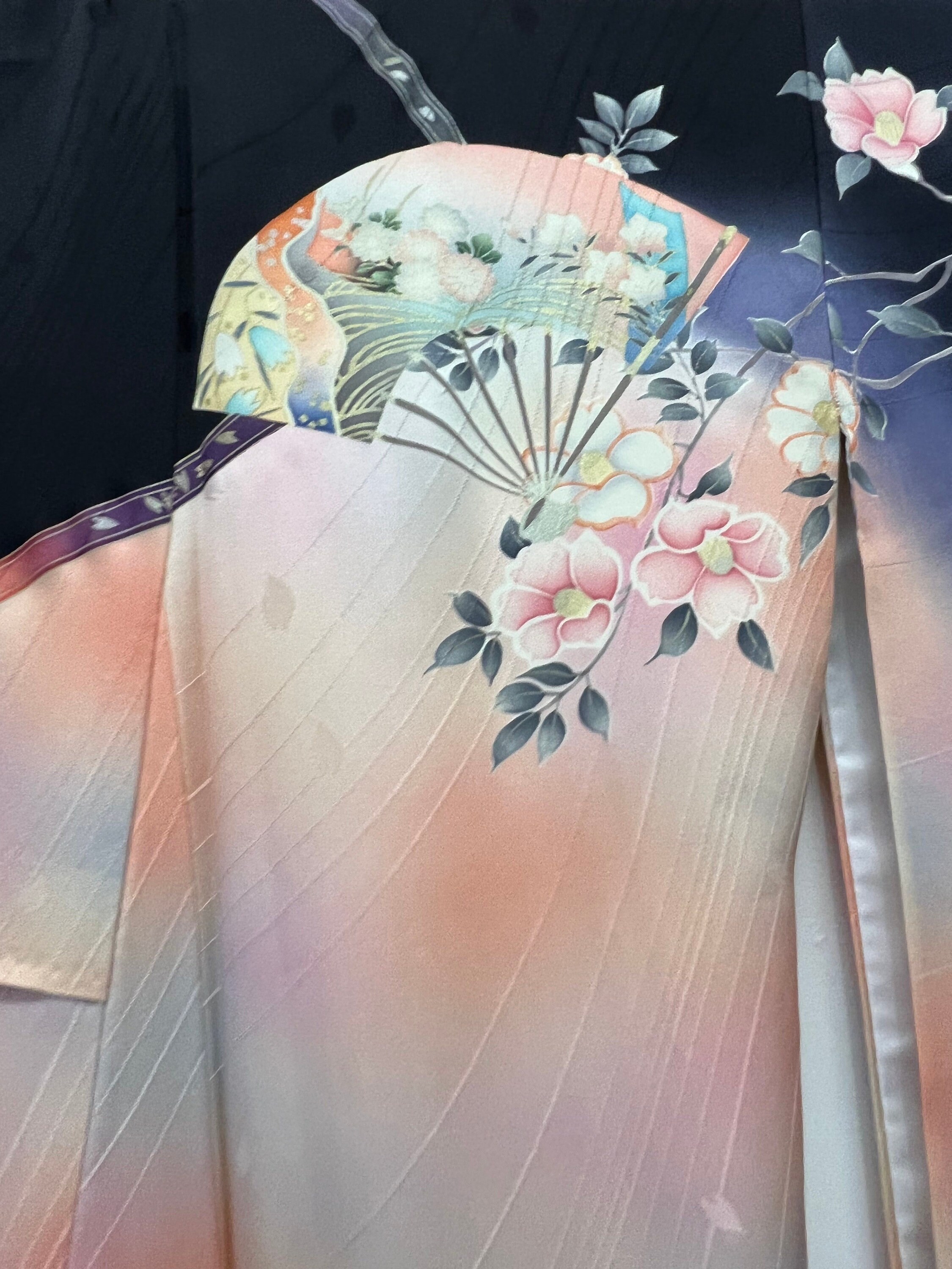 Japanese Silk Furisode Shogun Kimono - Etsy