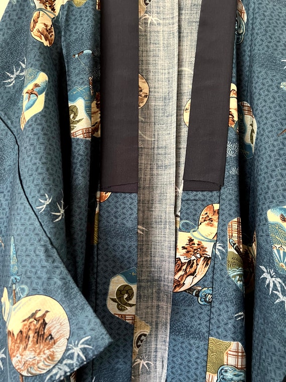 Antique Japanese Muslin Juban Kimono - Gem
