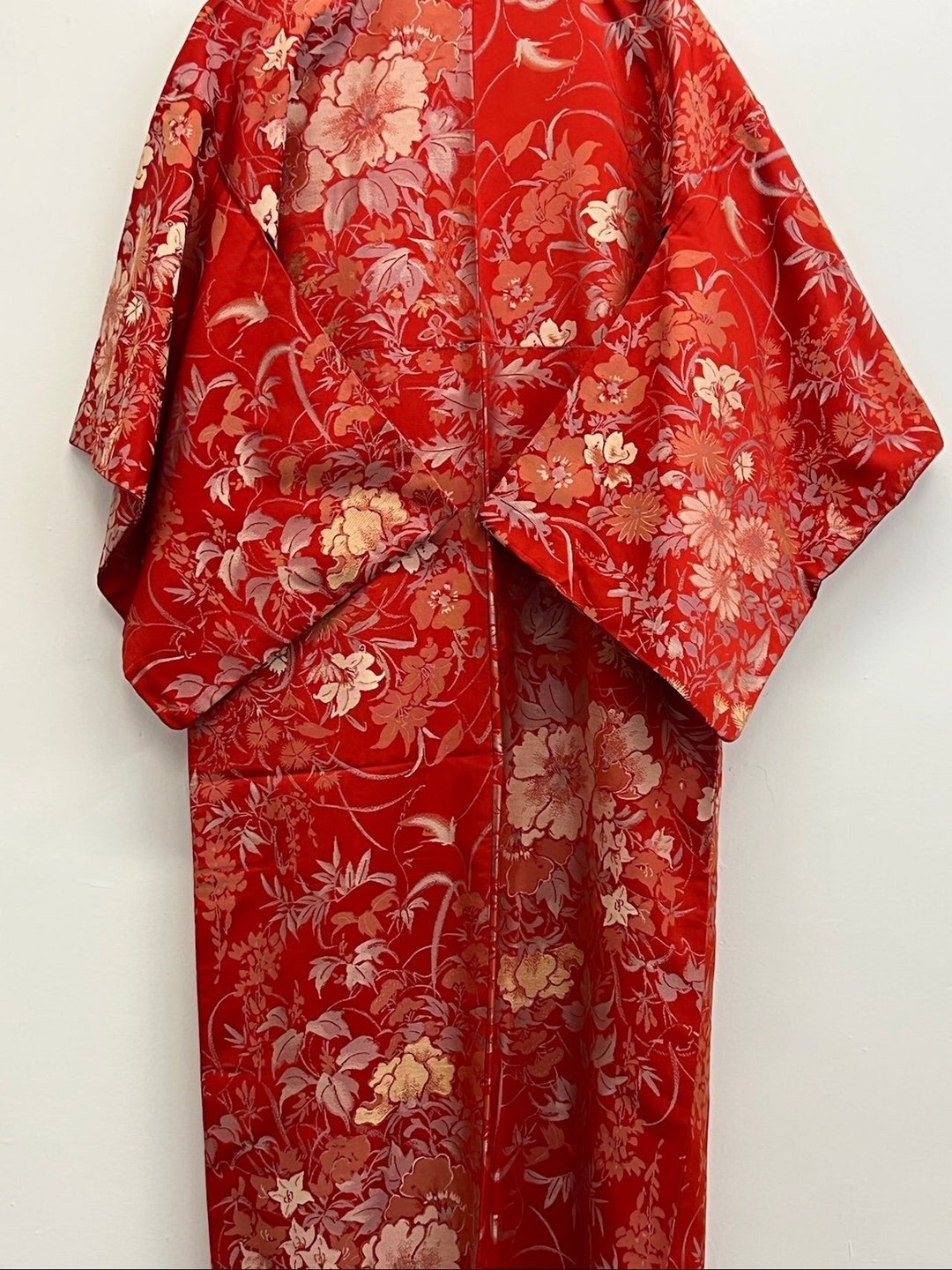 Fine Antique Silk Kimono Shogun - Etsy
