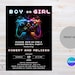 Neon Gamer Gender Reveal Invitation: Gaming Baby Shower (digital ...