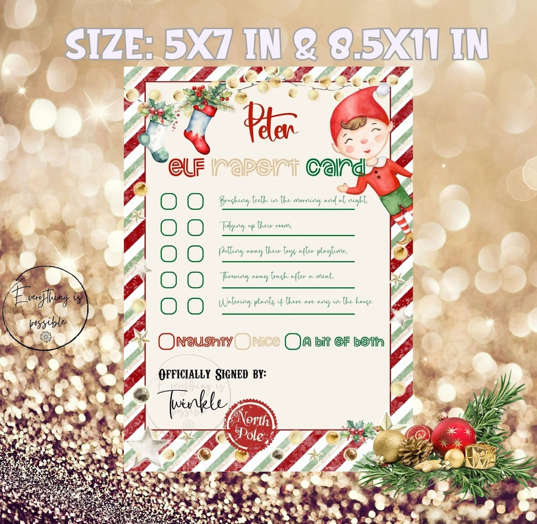 EDITABLE Elf Recovery Letter Touched Elf Lost Magic Note Magic - Etsy