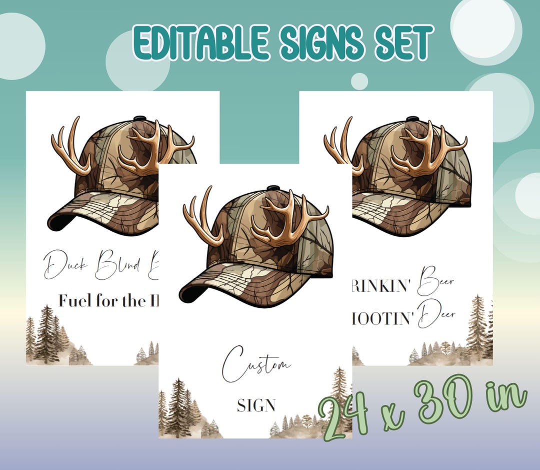 Hunter Birthday Custom Sign, Duck Hunting RETIREMENT Party Table Sign ...