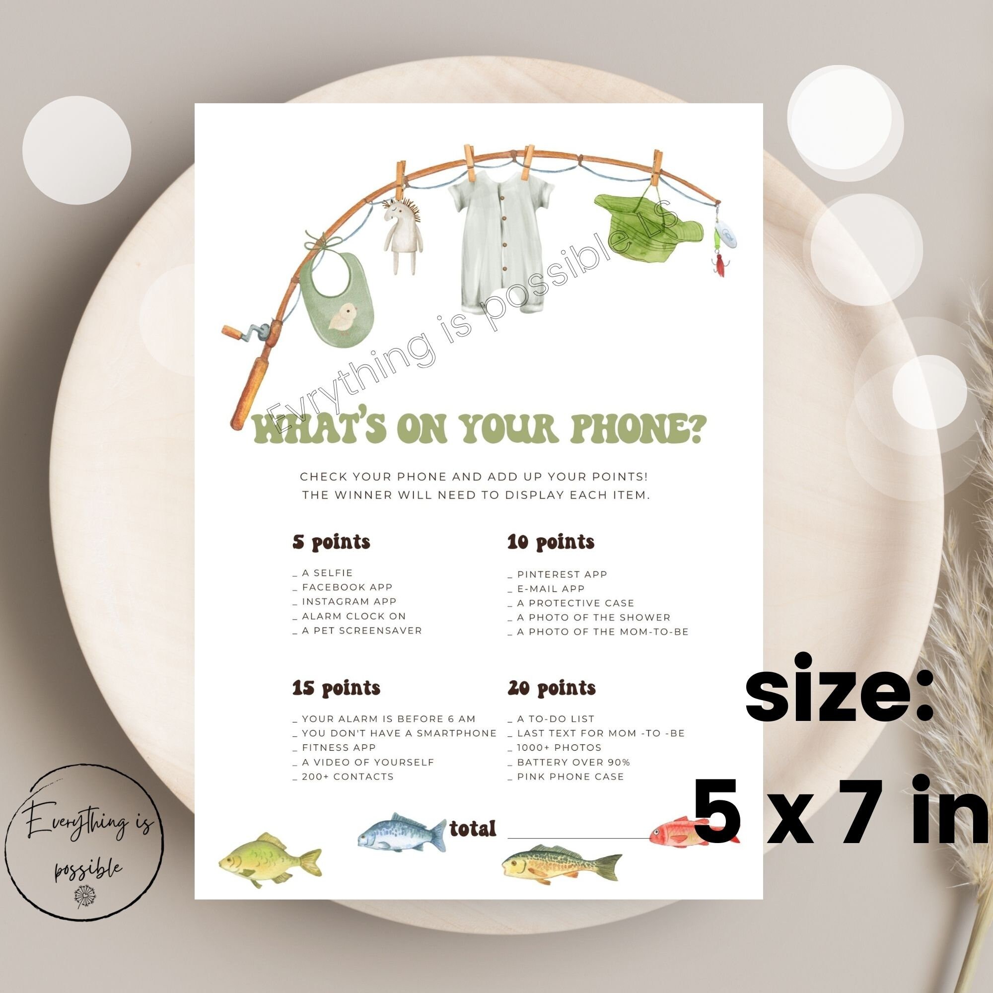 Editable A Little Fisherman Baby Shower Game Bundle, Boy Fishing Baby ...