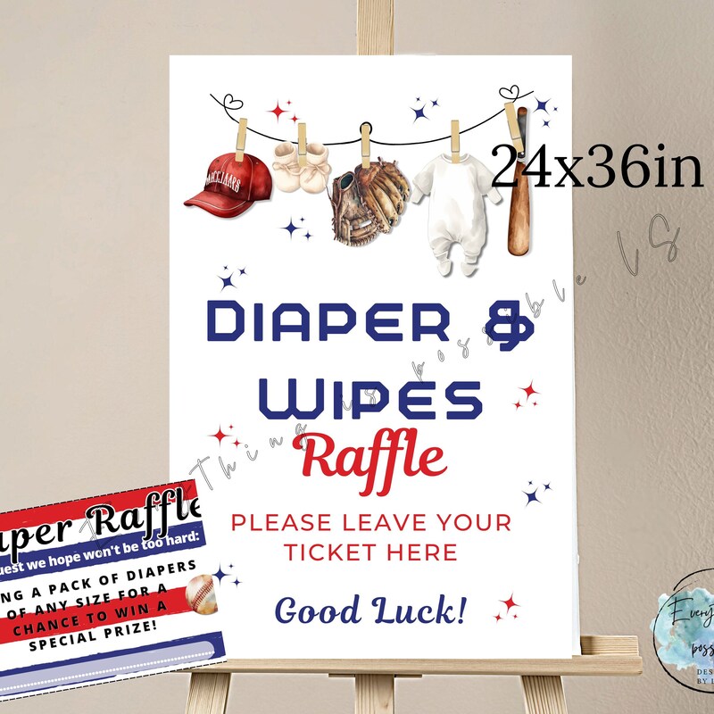 Baseball Diaper - Etsy